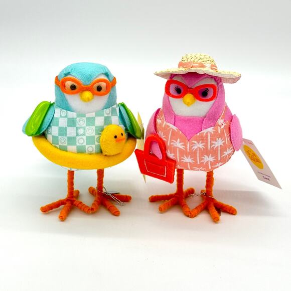 Target | Other | 2 Target Sun Squad Summer Fabric Birds Coral Junior ...
